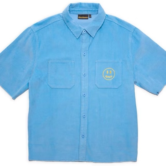 drew house | Tops | Justin Bieber Drew House Blue Corduroy Button Down ...
